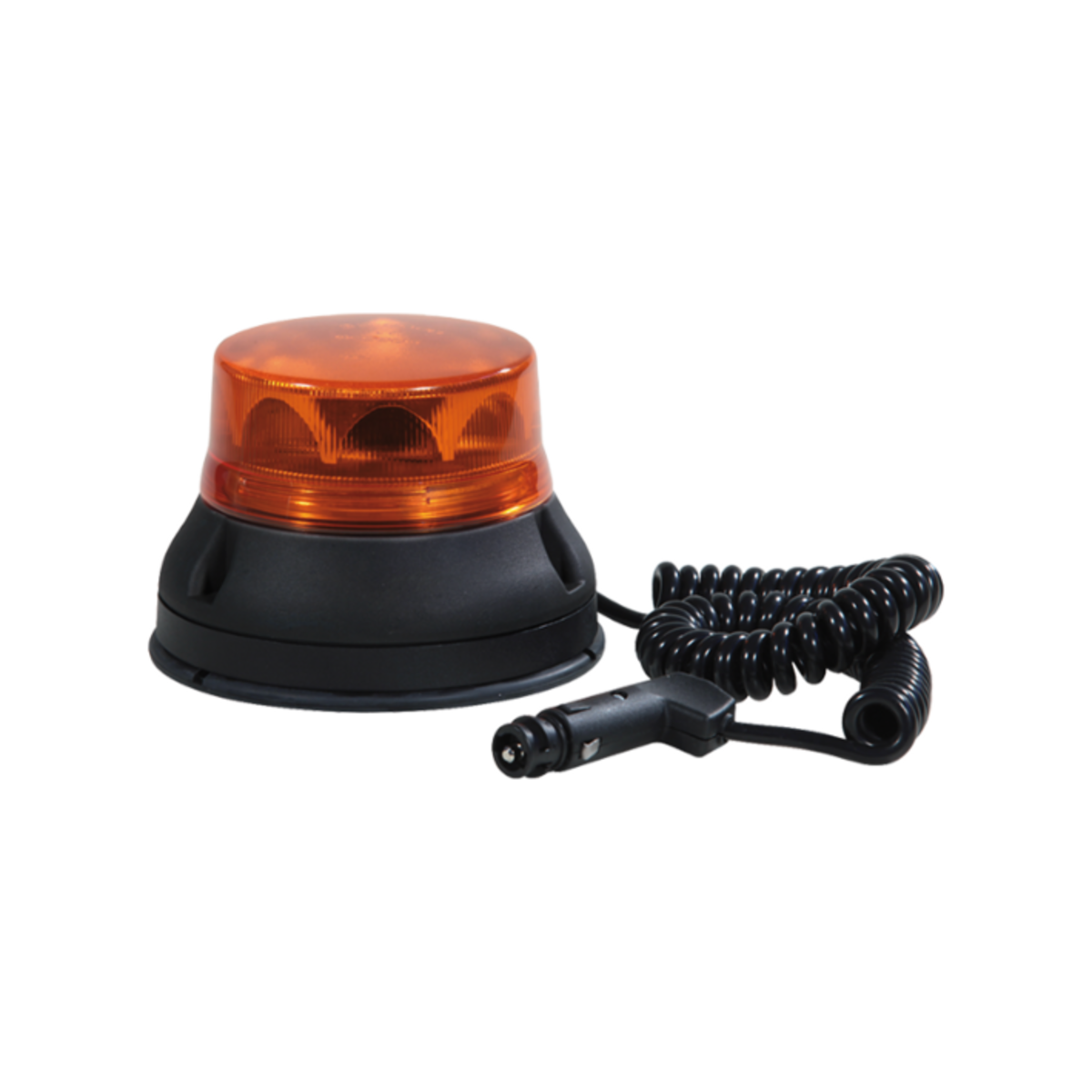 Magnetic Mounting- Plug-in LED- FLASHING/BEACON A HOMOLOGATED-AMBER p/